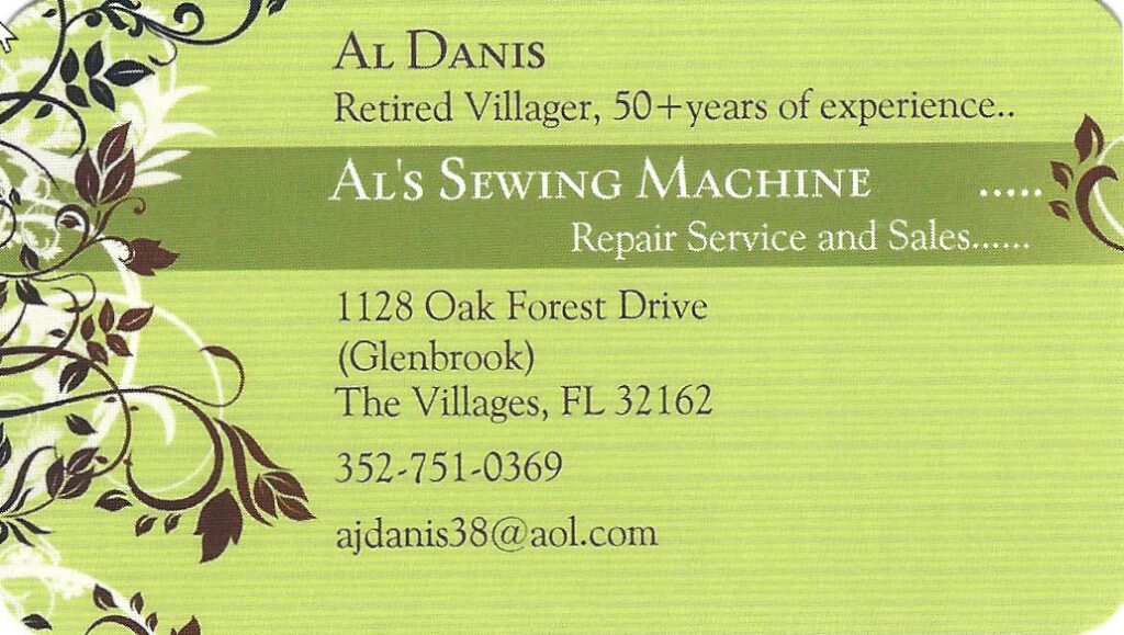Business/Classified Ads – Quilting Guild of The Villages